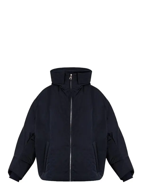 Bottega Veneta Zip Up Cotton Jacket - Black