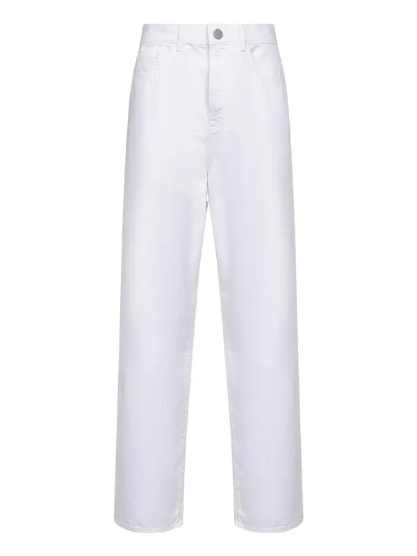 RÓHE Signature Baggy Fit Jeans - White