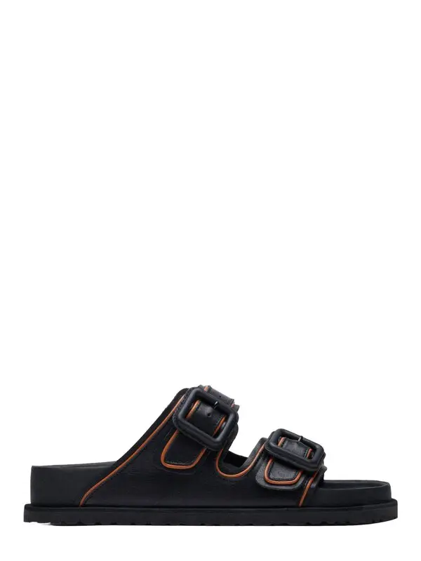 BIRKENSTOCK Arizona Leather Sandals - Black