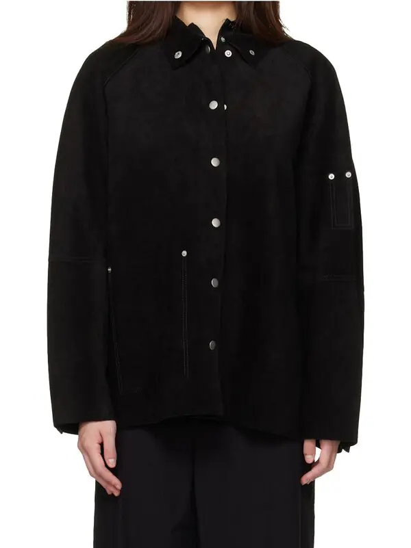 Studio Nicholson Long-sleeved Casual Jacket - Black