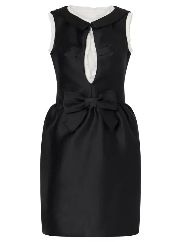 SHUSHU/TONG Sleeveless Bow Detailed Dress - Black