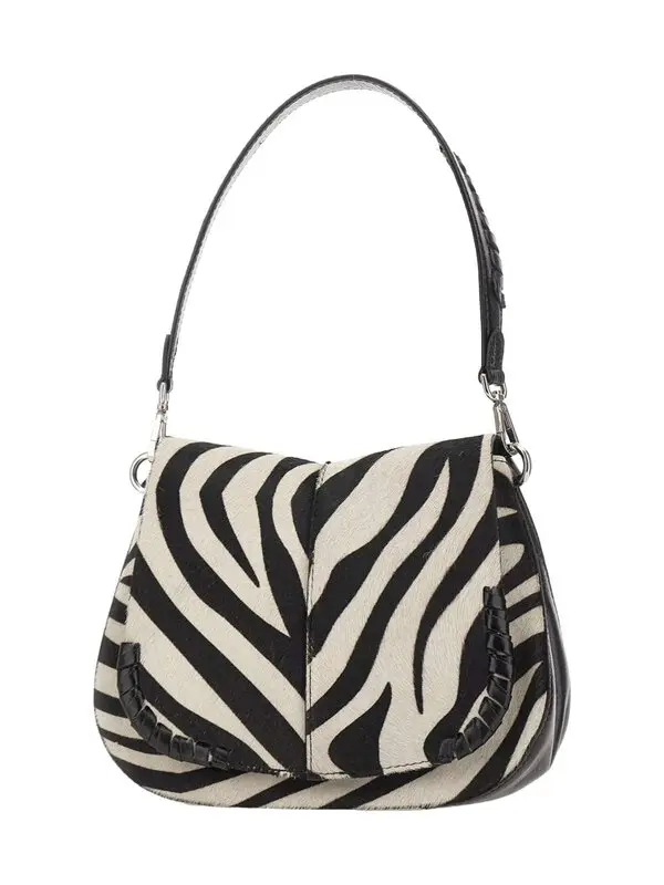 GIANNI CHIARINI Helena Round Shoulder Bag - Black