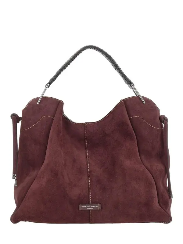 GIANNI CHIARINI Era Shoulder Bag - Wine Red