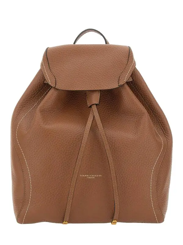 GIANNI CHIARINI Violette Backpack - Walnut Color