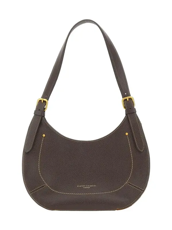 GIANNI CHIARINI Gabry Shoulder Bag - Coffee Brown