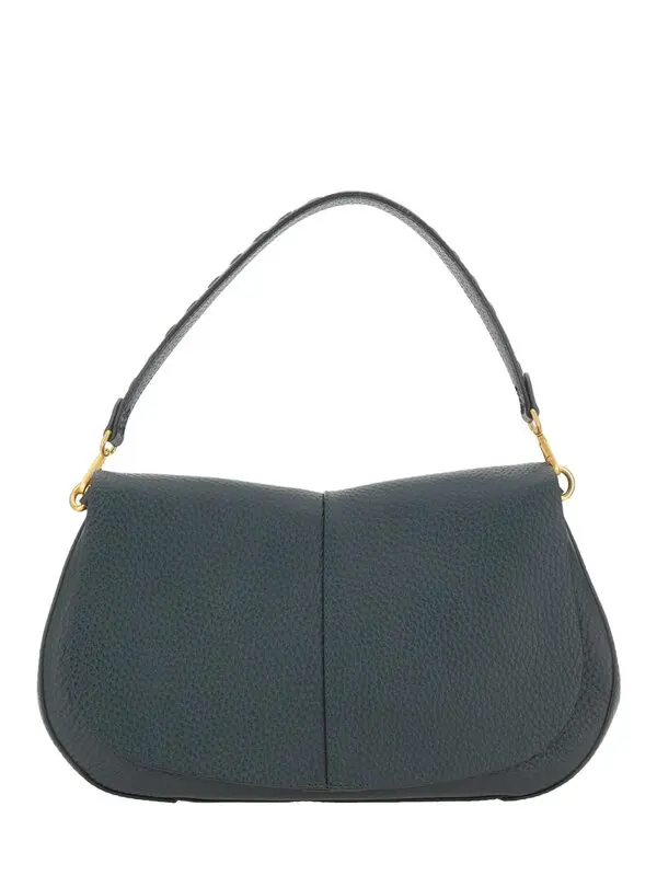 GIANNI CHIARINI Helena Round Shoulder Bag - Black