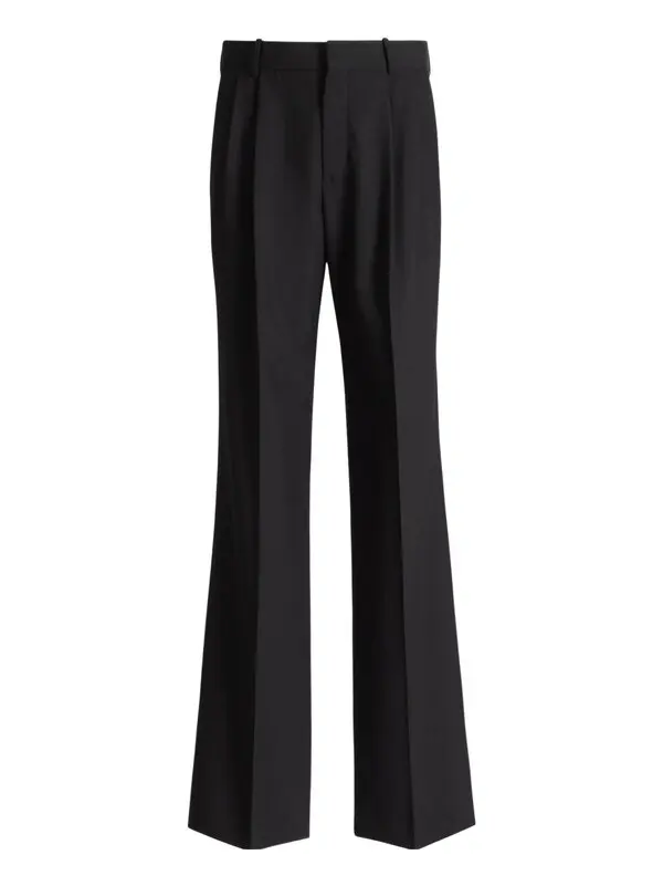 Balmain Tailored Wool Trousers - Black