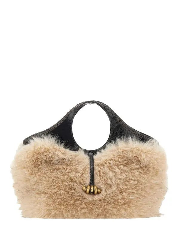 GIANNI CHIARINI Infinity" Handheld Bag - Beige