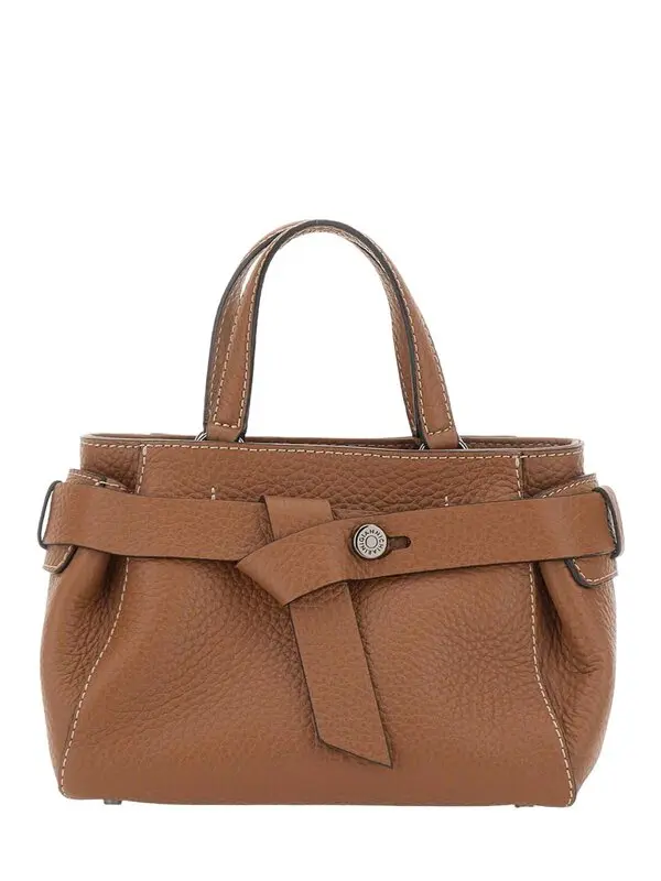 GIANNI CHIARINI Double Handle Bag - Brown