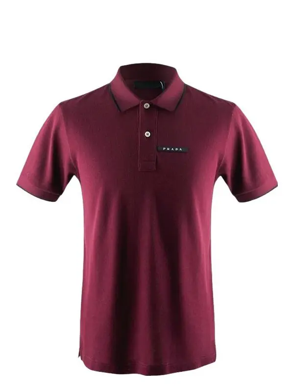 Prada Short-sleeved Polo Shirt - Red
