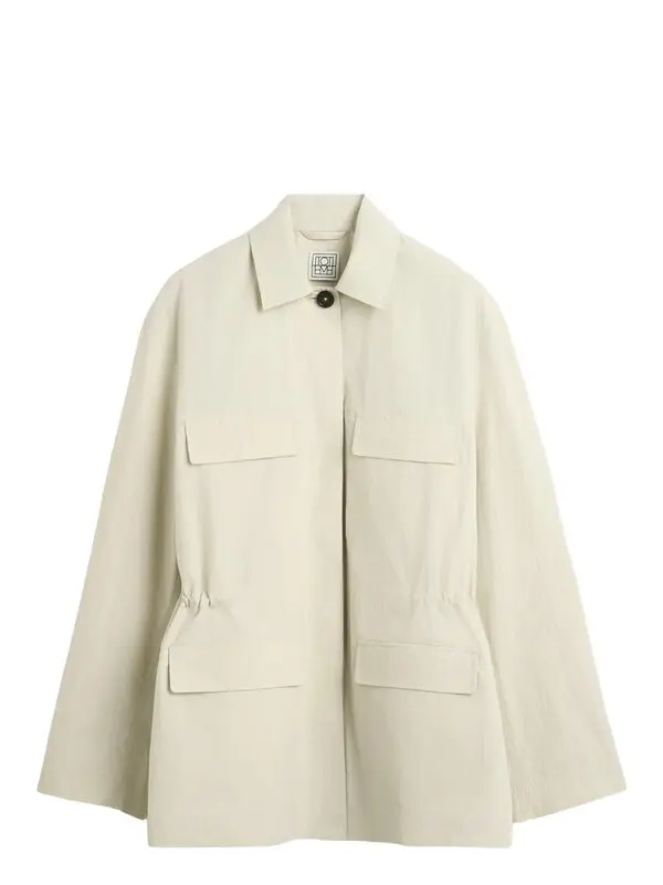 TOTEME Utility Pocket Coat - Nude