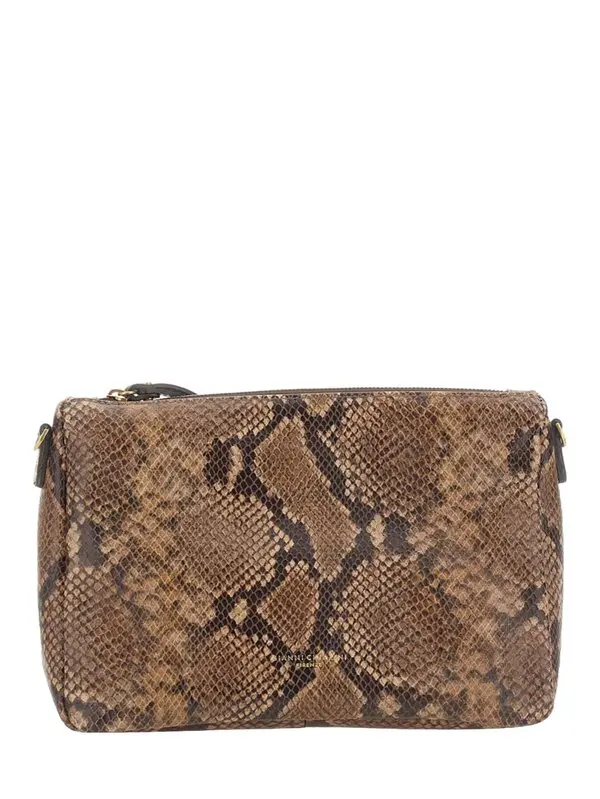 GIANNI CHIARINI Nora Pouch Clutch - Brown
