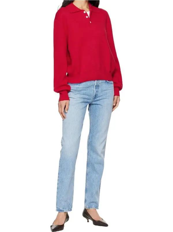 AGOLDE Romney Mid Rise Straight Leg Jeans - Stream