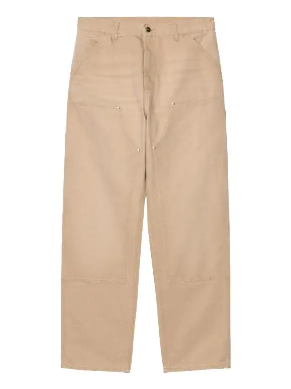 Carhartt Work In Progress Double Knee Workwear Pants - Taupe Brown