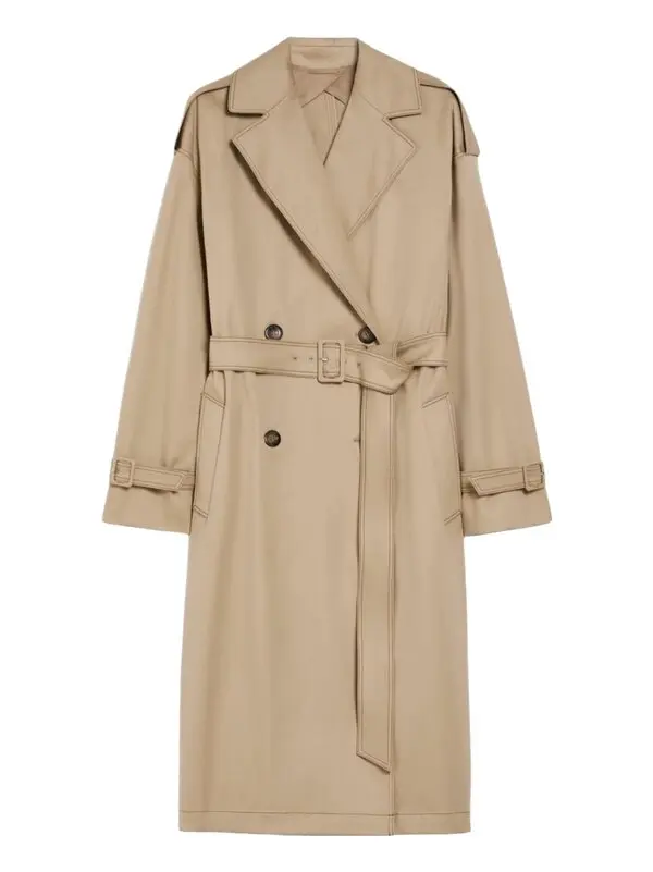 Max Mara Palmizi Trench Coat - Nude