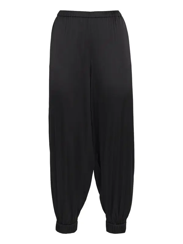 Alice + Olivia Balloon-leg Declan Genie Trousers - Black