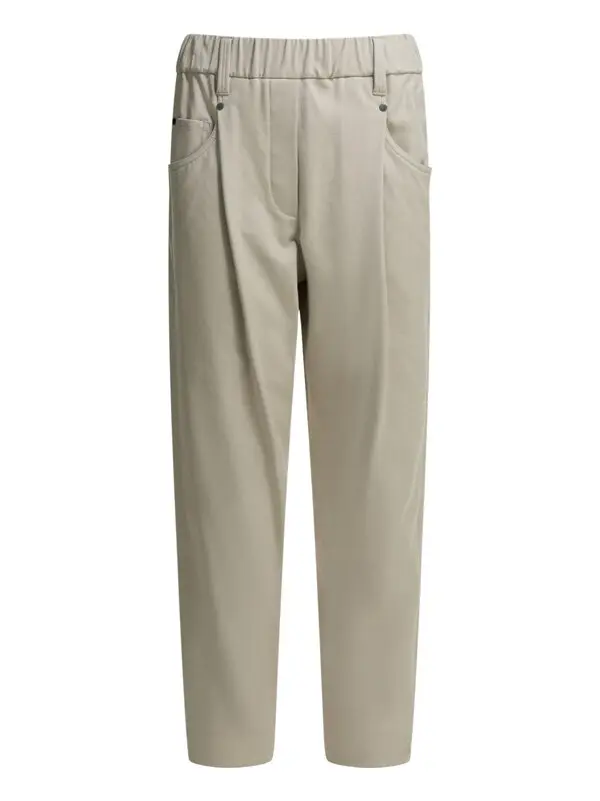 Brunello Cucinelli Monili Elasticated Trousers - Nude