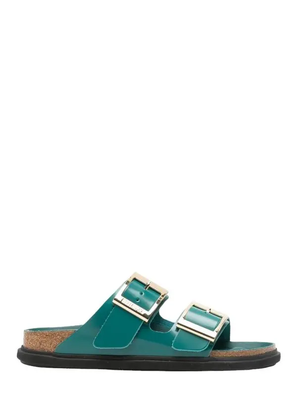 BIRKENSTOCK Arizona Buckled Flat Sandals - Green