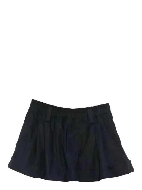 MERYLL ROGGE Pleated Elasticated Shorts - Blue