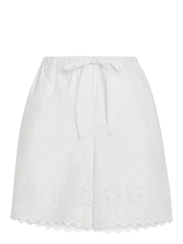 Polo Ralph Lauren Cotton Broderie Anglaise Shorts - White