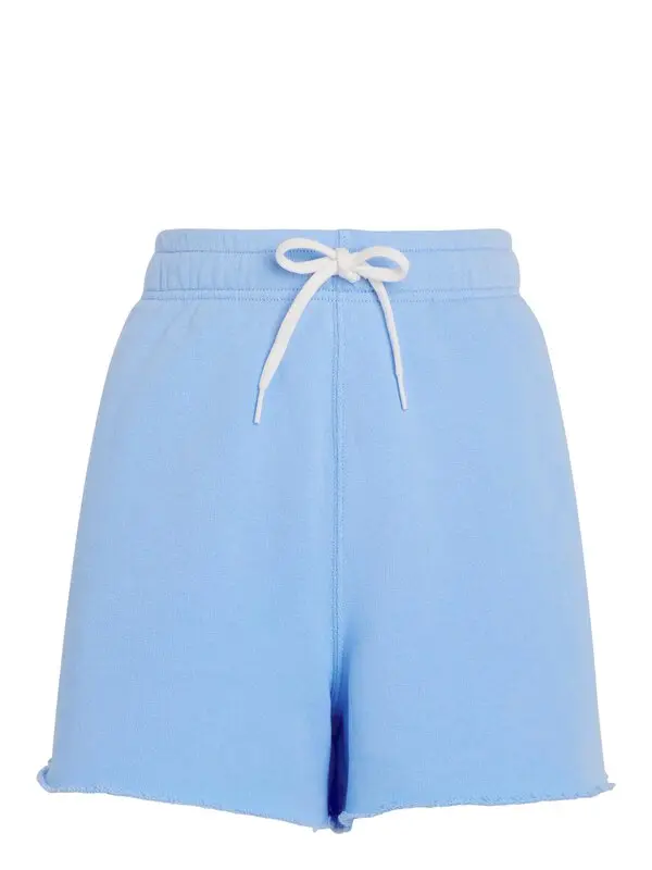 Polo Ralph Lauren Fleece Cut-off Shorts - Blue