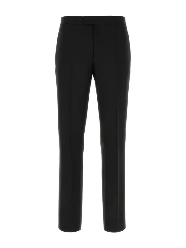 Versace Wool Blend Pant - Black