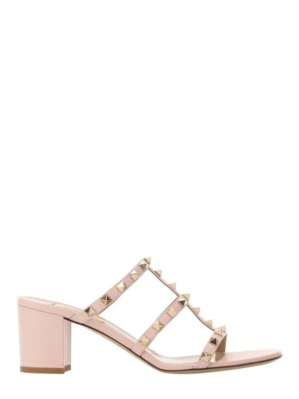 Valentino Garavani Rockstud Leather Mules - Pink