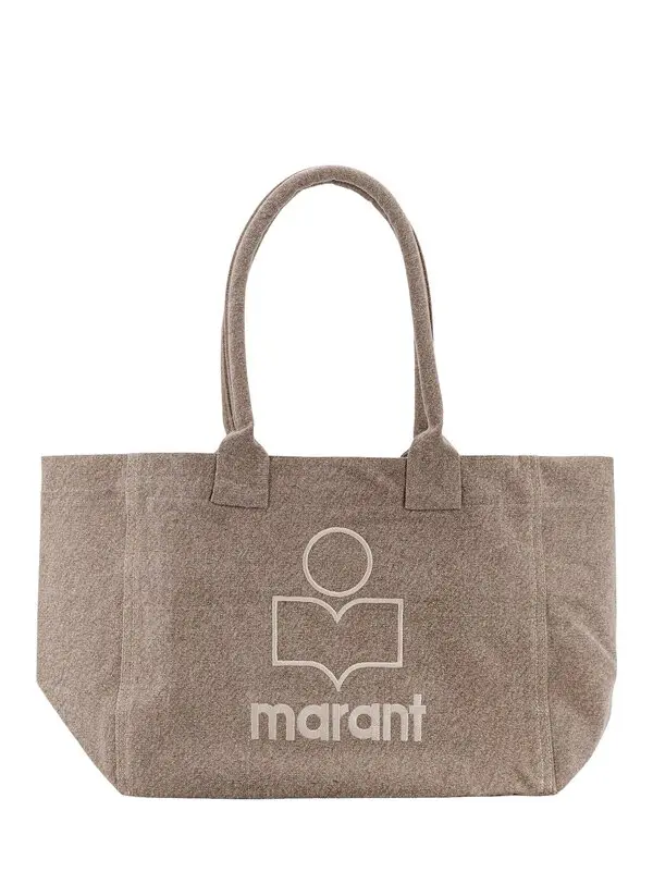 Isabel Marant Étoile Yenky Zipped Cotton Shoulder Bag - Cream
