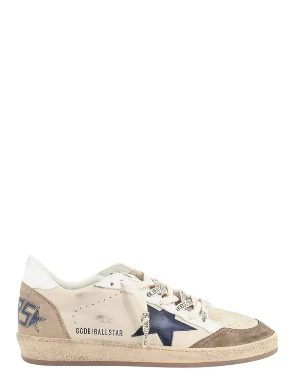 GOLDEN GOOSE Leather Ballstar Sneakers - Multicolor