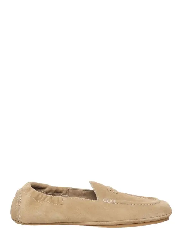 Celine Suede Leather Slip-on Loafers - Multicolor