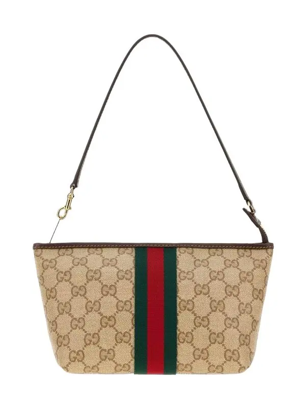 Gucci Gg Web Mini Bag - Beige