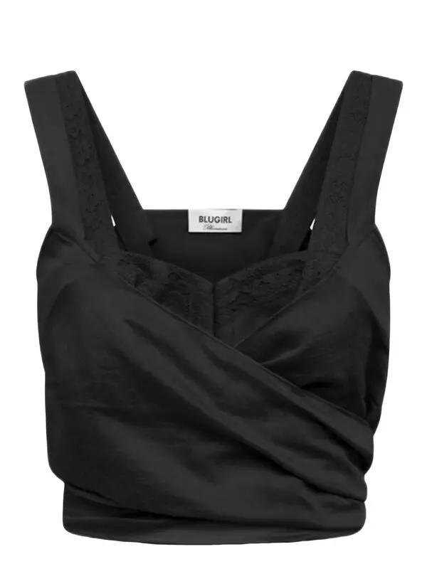 BLUGIRL Lace Detail Top - Blue