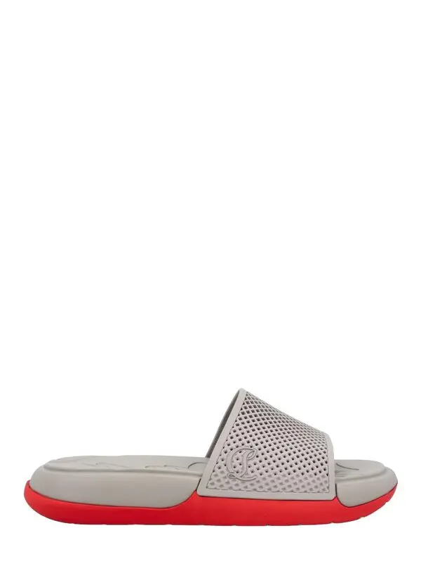 CHRISTIAN LOUBOUTIN Perforated Pool Slides - Multicolor
