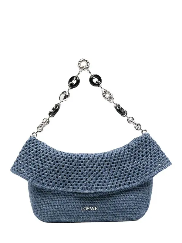 Loewe Ola Crochet Shoulder Bag - Multicolor
