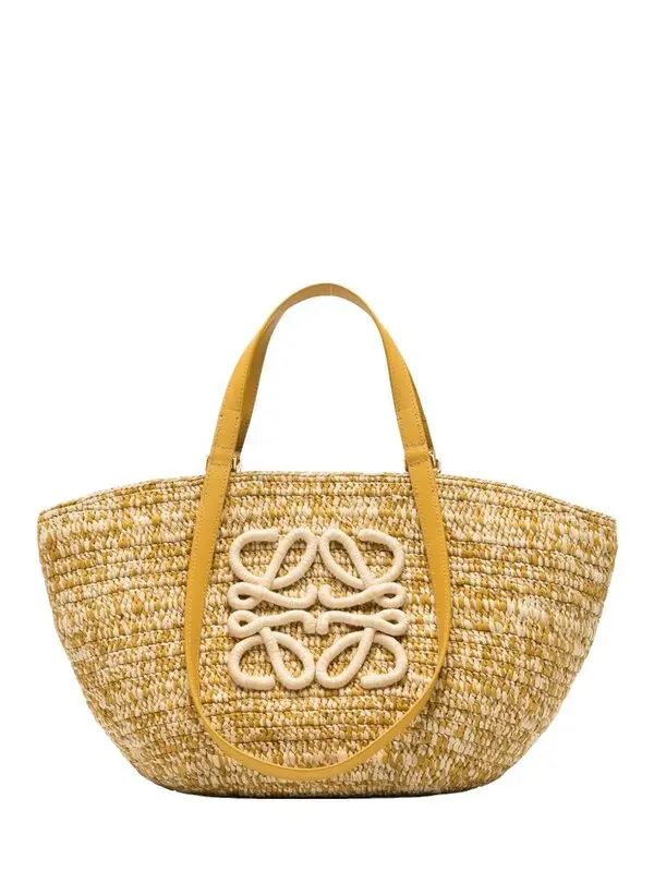 Loewe Medium Rafia Tote - Multicolor