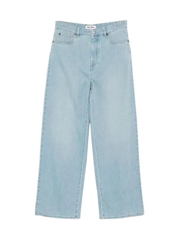 Miu Miu Denim Cotton Jeans - Multicolor