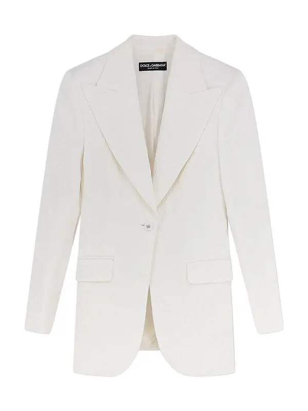 Dolce & Gabbana Brocade Turlington Blazer - Multicolor