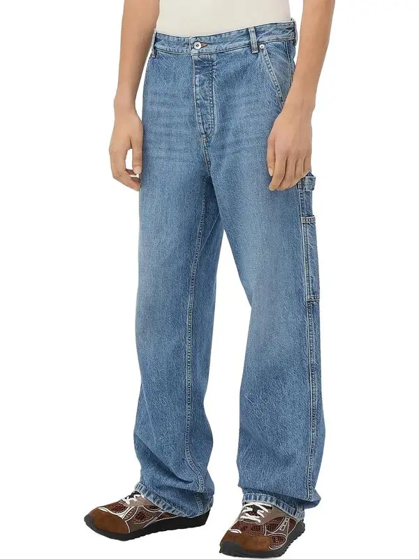 Bottega Veneta Wide Leg Jeans - Blue