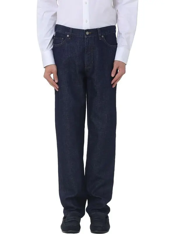 Zegna Dark Wash Denim Jeans - Blue