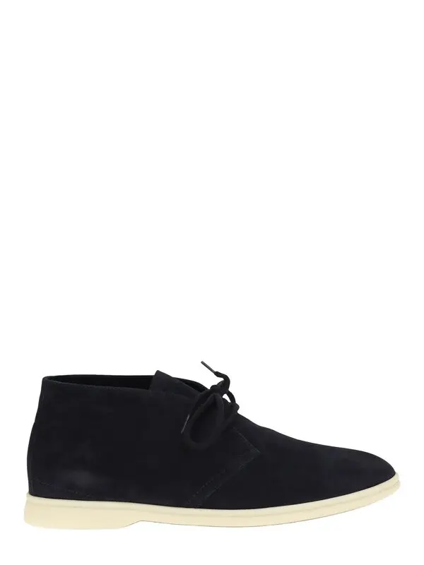 Loro Piana Desert Walk Derby Lace-up Shoes - Blue