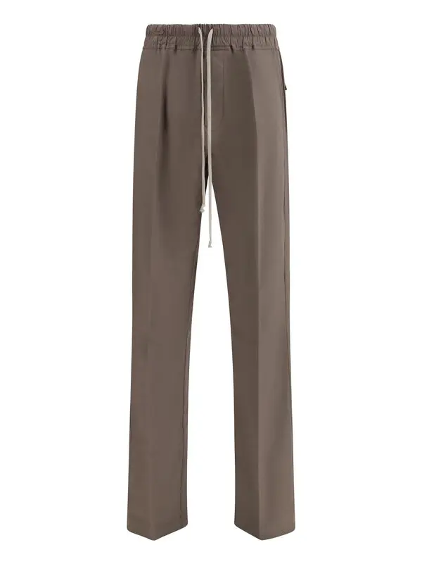 Rick Owens Dietrich Cady Crepe Drawstring Pants - Brown