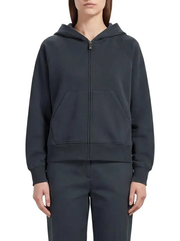 Max Mara Zip-up Hoodie - Blue