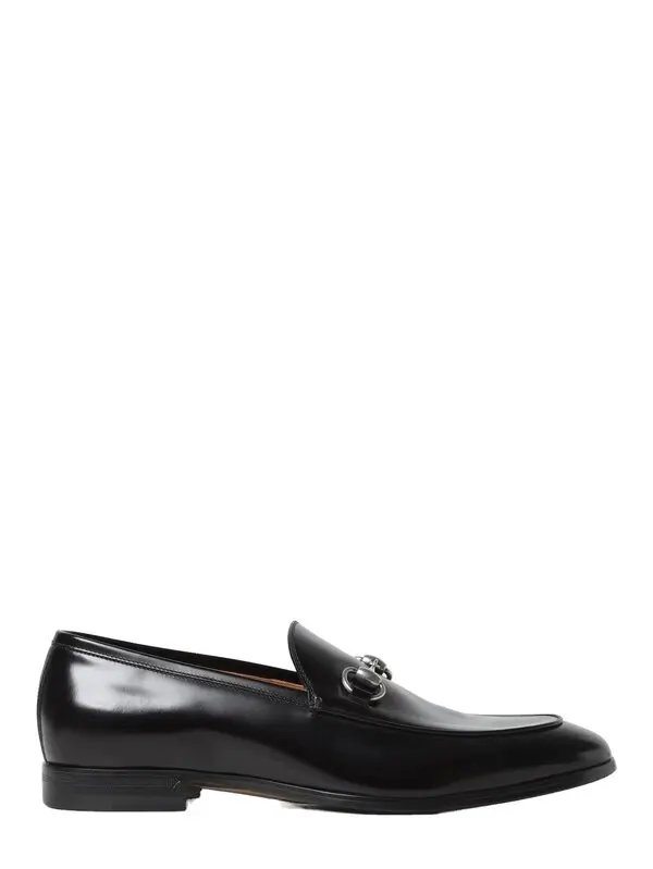 Gucci Calfskin Loafers With Horsebit Detail - Black
