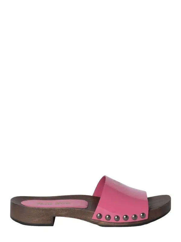 Miu Miu Clog Sandals - Multicolor