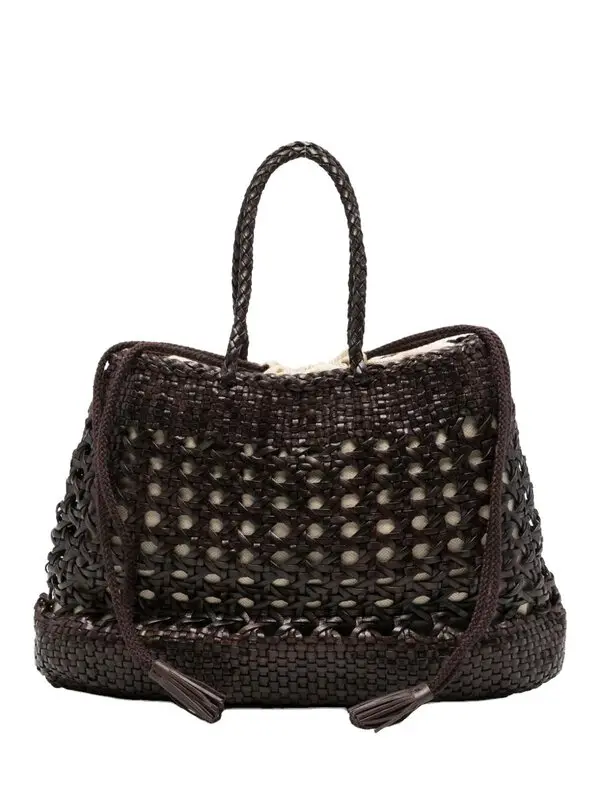 Dragon Diffusion Woven Leather Tote Bag - Multicolor