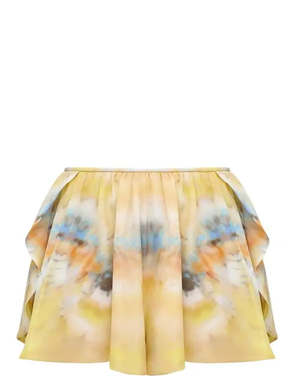 Zimmermann Alchemy Silk Shorts - Multicolor
