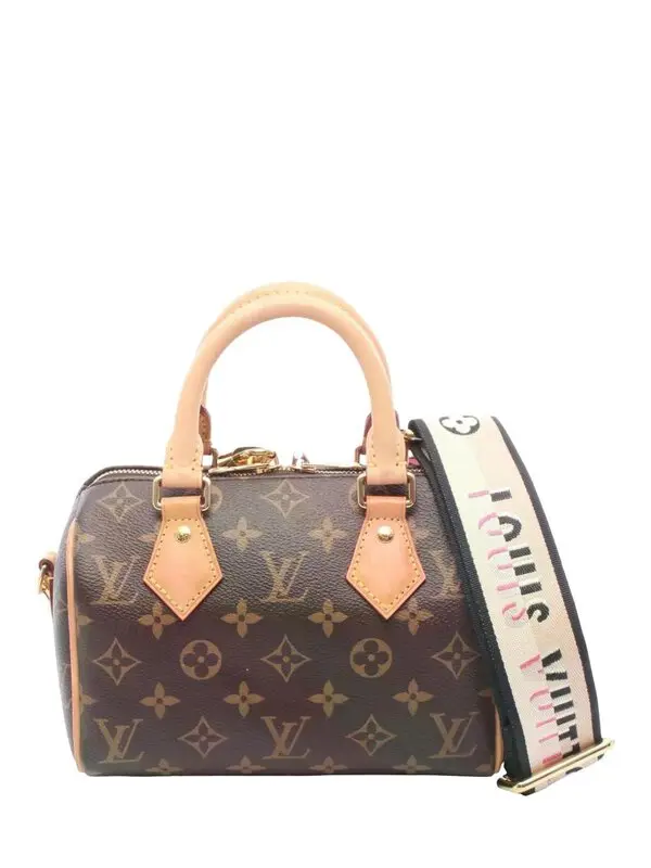 LOUIS VUITTON Speedy Bandouliere 20 Monogram Satchel - Brown