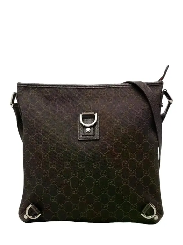 Gucci Abbey D Ring Crossbody Bag - Brown