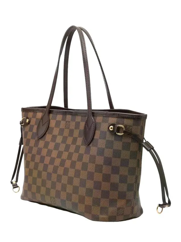 LOUIS VUITTON Damier Ebene Neverfull Pm Tote Bag - Brown