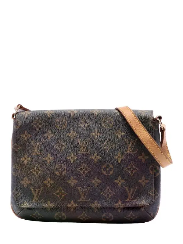 LOUIS VUITTON Monogram Musette Tango Short Strap Shoulder Bag - Brown